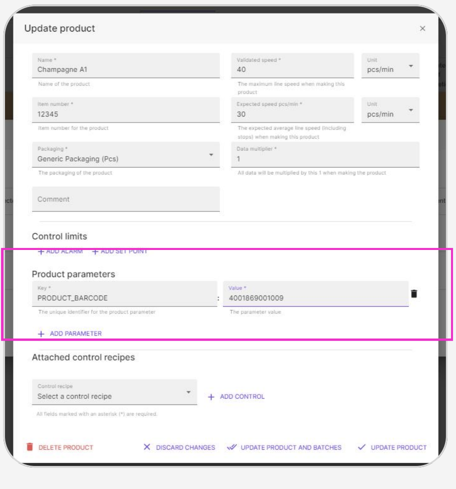 Start batches automatically using a barcode scanner – Factbird Support Hub