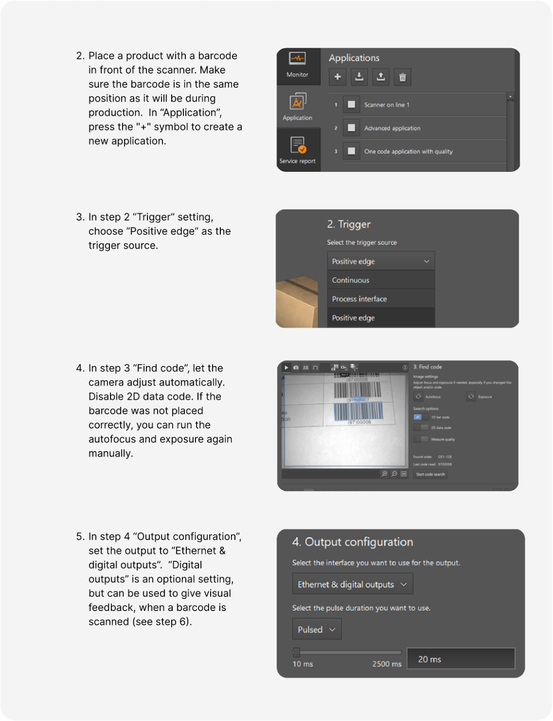Fixed mount barcode scanner - Installation guide – Factbird Support Hub